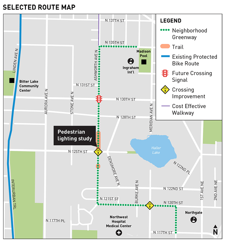 Ashworth Ave N Neighborhood Greenway - Transportation | seattle.gov
