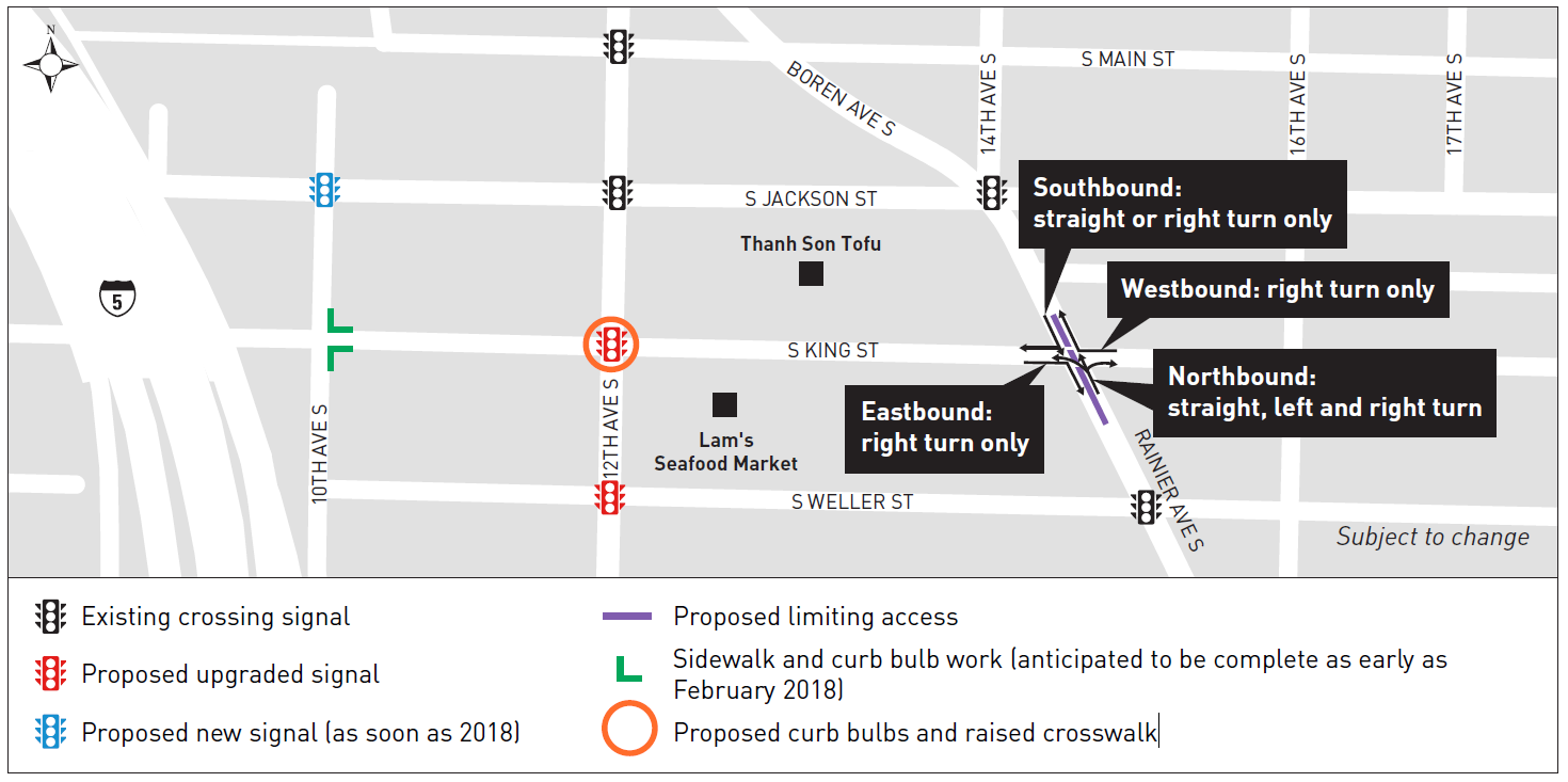 S King St Neighborhood Greenway - Transportation | seattle.gov