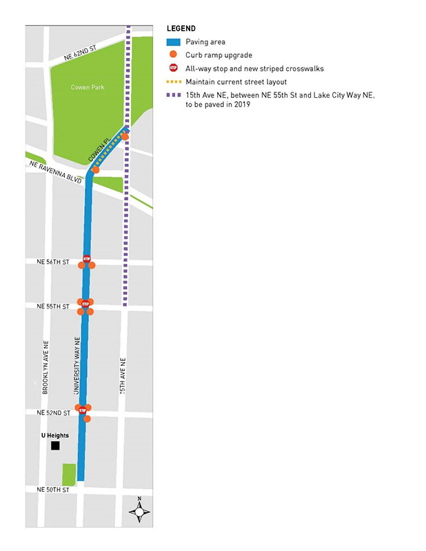 University/Cowen Paving Project - Transportation | seattle.gov