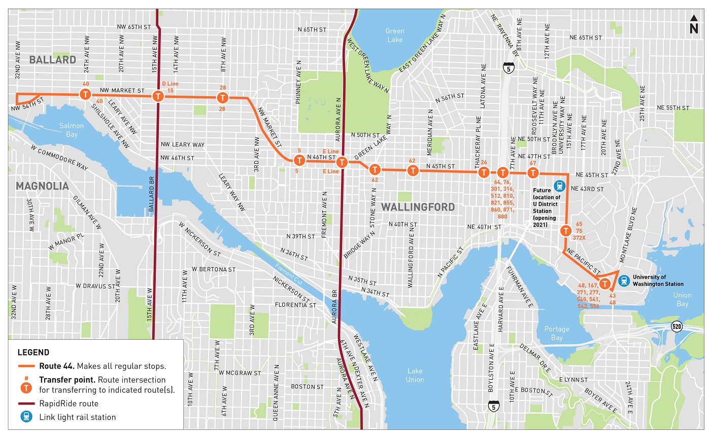 Route 44 - Transit-Plus Multimodal Corridor - Transportation | seattle.gov