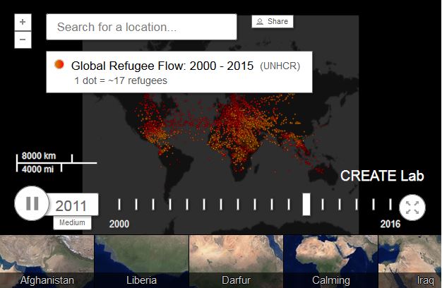 Syracuse Refugee Resettlement Map